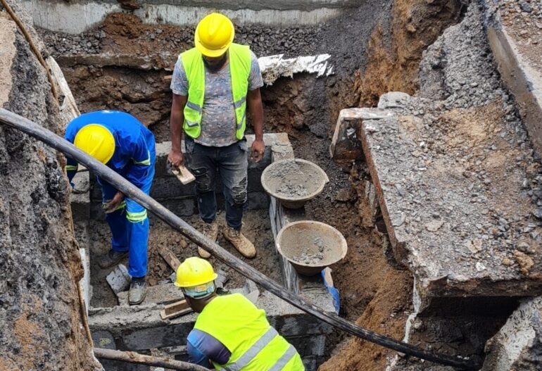 UG work at vacoas near Ceb | GECC Ltd
